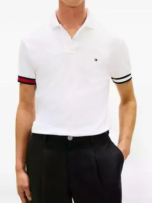 Tommy Hilfiger Striped Trim Polo Shirt