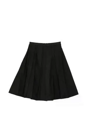 Ermanno Scervino Pleated Skirt - Black
