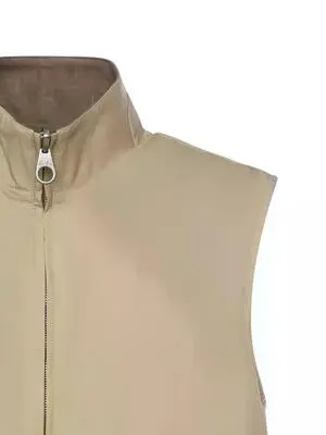Loro Piana Zip-up Collarless Gilet