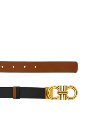 FERRAGAMO Reversible And Adjustable Gancini Belt