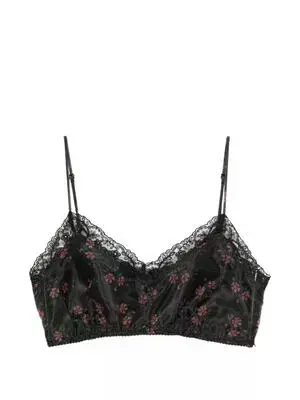 Simone Rocha Floral-lace Crop Top