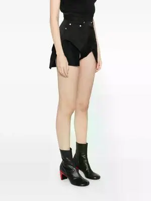 Rick Owens Cutoffs Buttoned-pockets Shorts