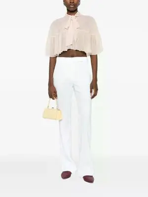 Max Mara Tie Cape Blouse