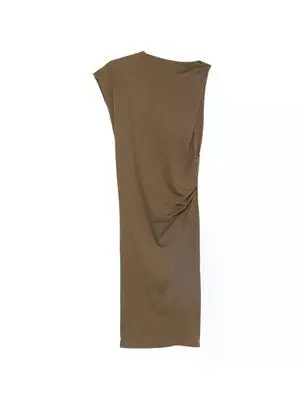 Jacquemus Draped Asymmetric Midi Dress