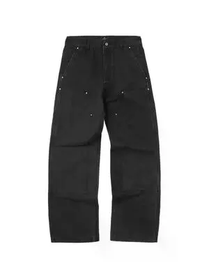 REPRESENT Heaton Workwear Regular-fit Trousers - Black
