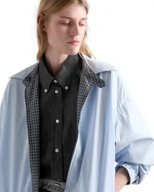 Prada Short-sleeved Chambray Shirt