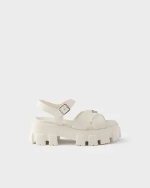 Prada Monolith Rubber Sandals
