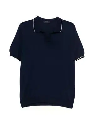 FAY Piped Polo Shirt