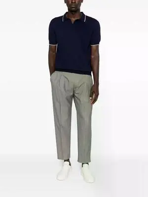 FAY Piped Polo Shirt