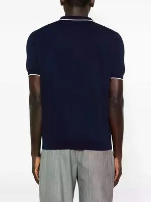 FAY Piped Polo Shirt