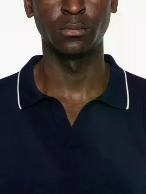FAY Piped Polo Shirt