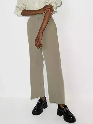THE FRANKIE SHOP Isla Wide-leg Trousers - Neutrals