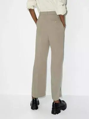 THE FRANKIE SHOP Isla Wide-leg Trousers - Neutrals