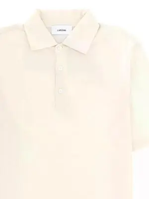 LARDINI Buttoned Polo Shirt - Neutrals