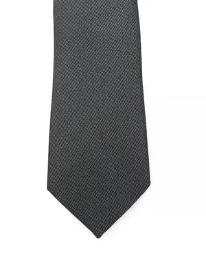 Tagliatore Silk Neck Tie - Grey