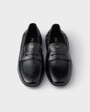 Prada Shuffle Patent Leather Loafers