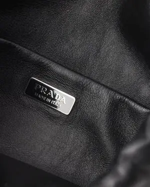 Prada Nappa Leather Pouch - Black