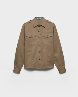 Prada Chino Shirt Clay Grey