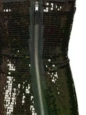 Rick Owens Sequin-embellished Panelled Bustier