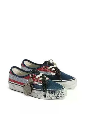 VANS Authentic Striped Sneakers - Blue