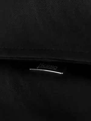 Herno Double-breasted Coat With Tab Detail
