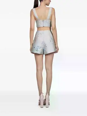 MIA PECULIAR Button-embellishment Top