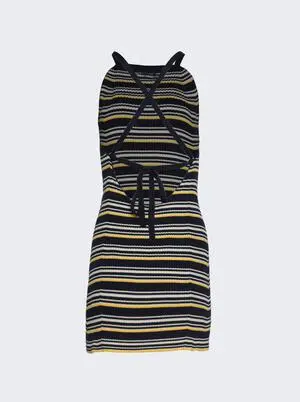Miu Miu Striped Mini Dress