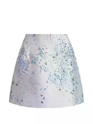 MIA PECULIAR Brocade Mini Skirt