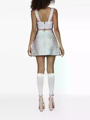 MIA PECULIAR Brocade Mini Skirt