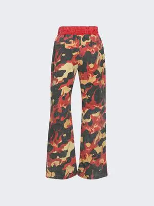WHO DECIDES WAR BY EV BRAVADO Flame Camo Sweatpant