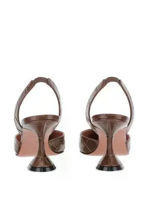 Amina Muaddi Holli Sling Pumps