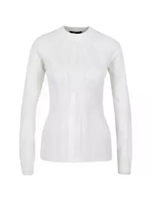 Moncler Long-sleeve Sweater - White