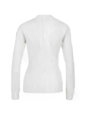 Moncler Long-sleeve Sweater - White