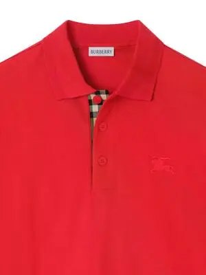 Burberry Cotton Polo Shirt - Red
