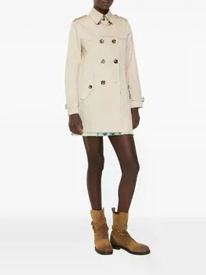 Burberry Short Summerside Gabardine Trench Coat