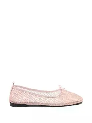 Repetto Mesh Bow-detail Ballet Flats