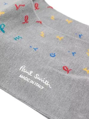 Paul Smith Meribel Logo-detail Socks - Grey