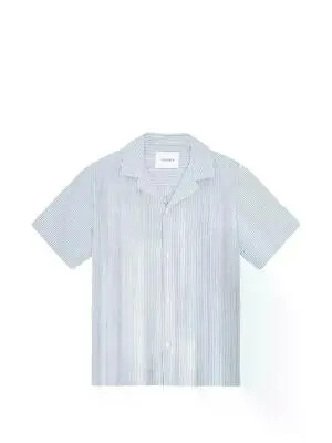 LES DEUX Lukas Striped Short-sleeve Shirt
