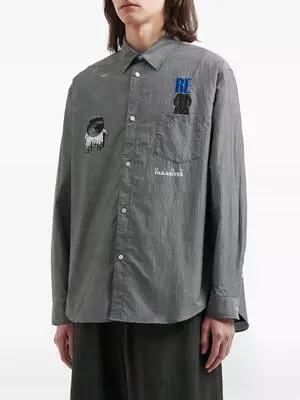 Undercover Patch-appliqué Pocket Shirt - Grey