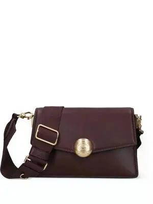 Lacoste Detachable Strap Leather Satchel