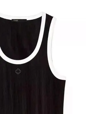 Maje Ribbed Tank Top