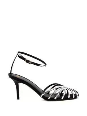 ALEVI MILANO Penelope Embellished Sandals - Black