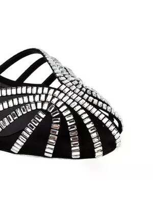 ALEVI MILANO Penelope Embellished Sandals - Black