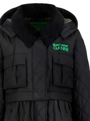 GANNI Quilted Pocket Coat