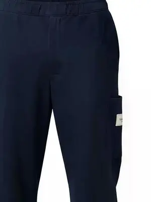 FLANEUR Patch Detail Trousers - Blue