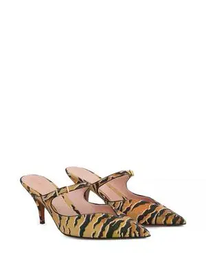 Zimmermann Aura Tiger Strap Mules