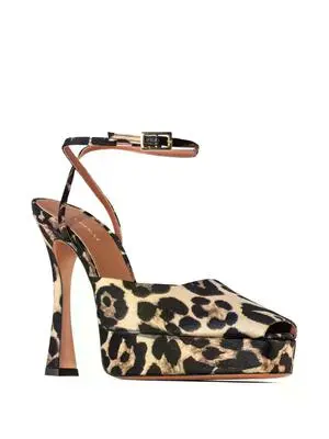 CASTAGNA Vicky Animal-print Platform Sandals - Neutrals