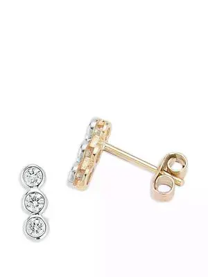 Mateo Trio Diamond Bar Stud Earrings