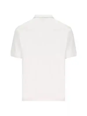 Brunello Cucinelli Logo-embroidered Polo Shirt - White