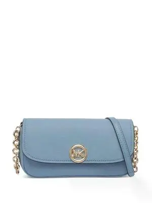Michael Kors Logo-plaque Shoulder Bag - Blue